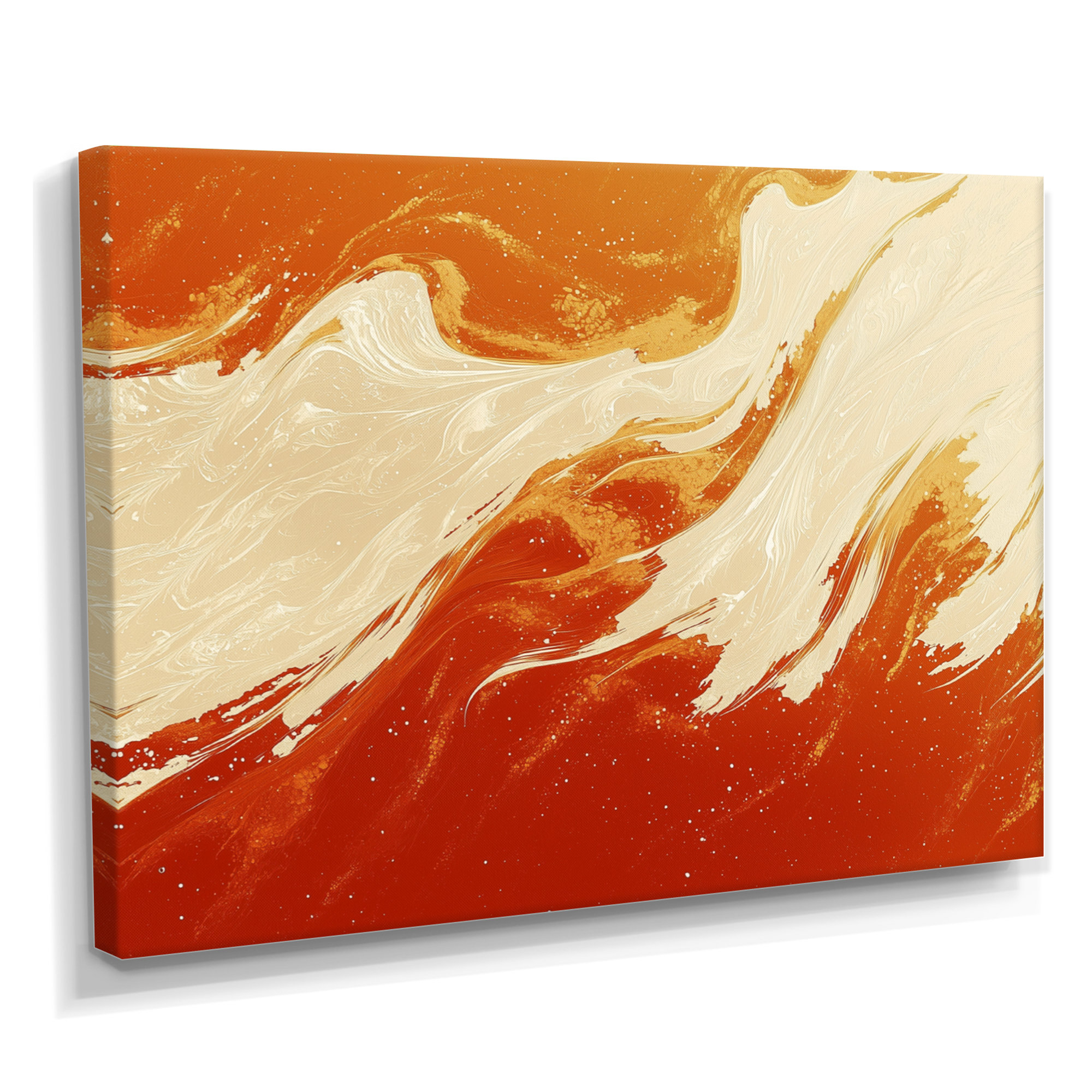 Wrought Studio™ Fractal Frenzy Of Sunrise Paint I - Abstract Canvas Art ...