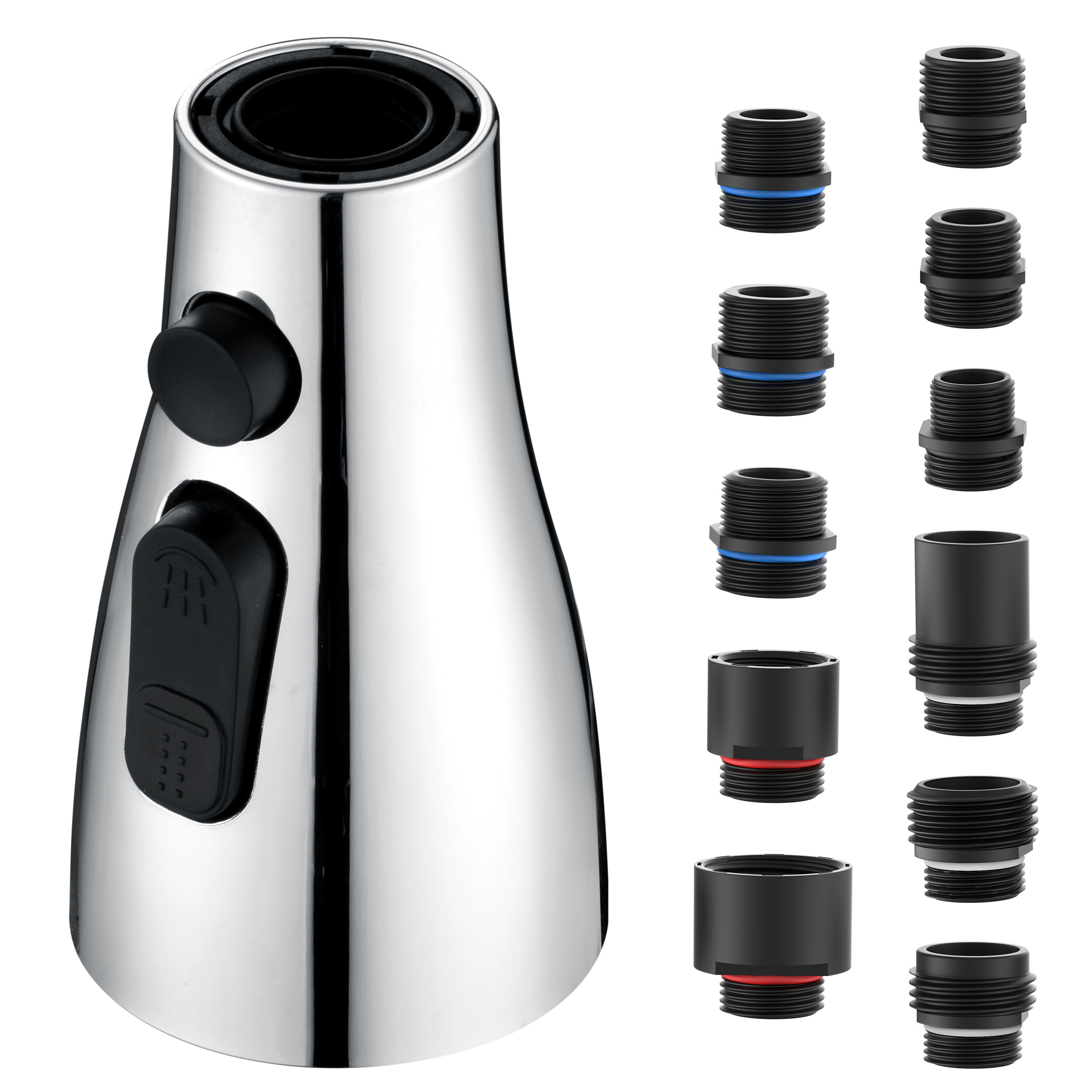 GAGALIFE Pull Down Kitchen Sink Faucet Sprayer Head Replacement Parts 3 ...