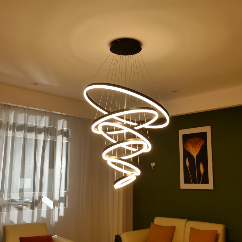 Ivy Bronx Donju LED Geometric Chandelier & Reviews | Wayfair