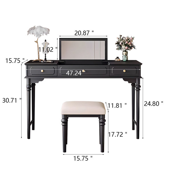 Canora Grey Stoja Vanity | Wayfair