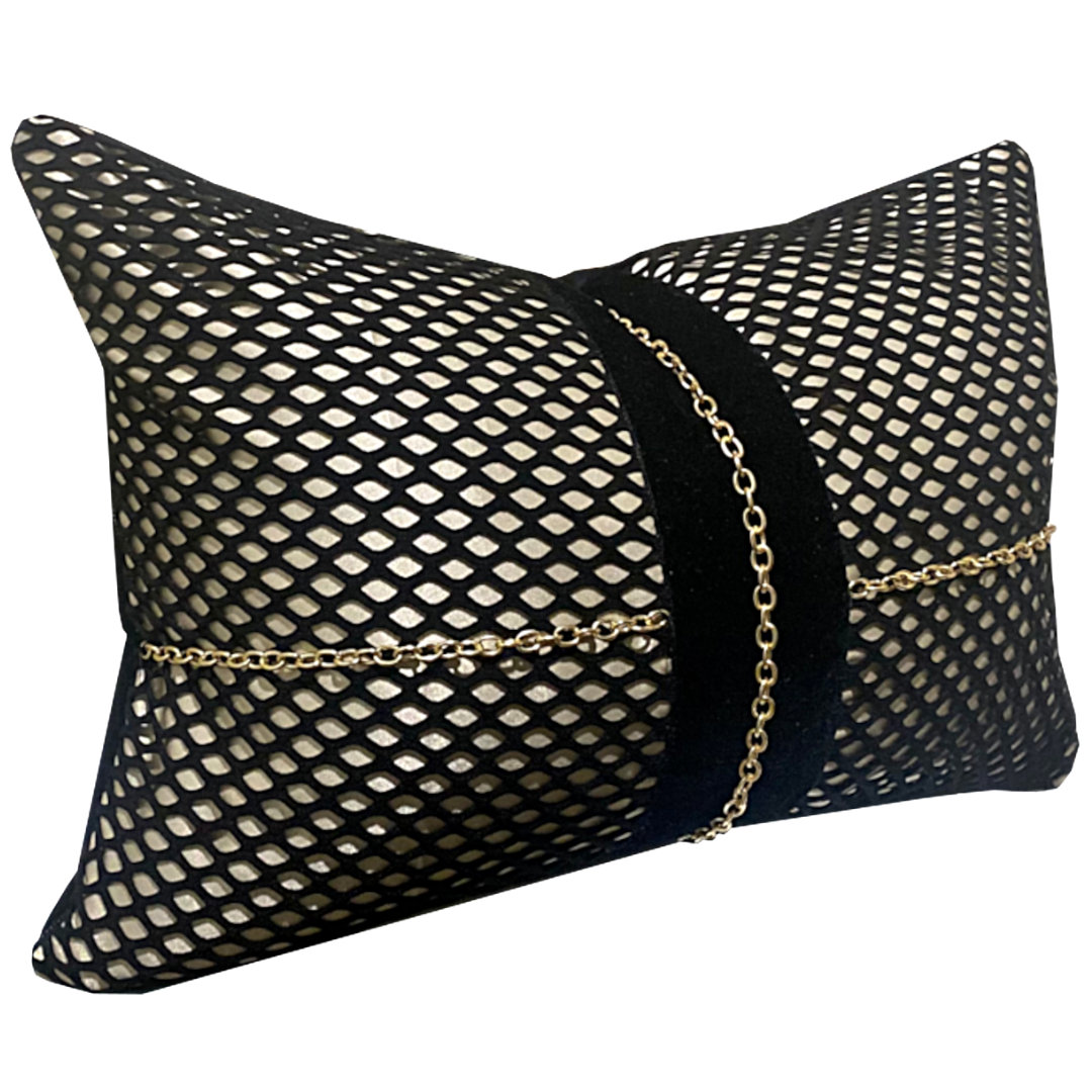 Dio Salva Milan Chain Throw Pillow | Wayfair