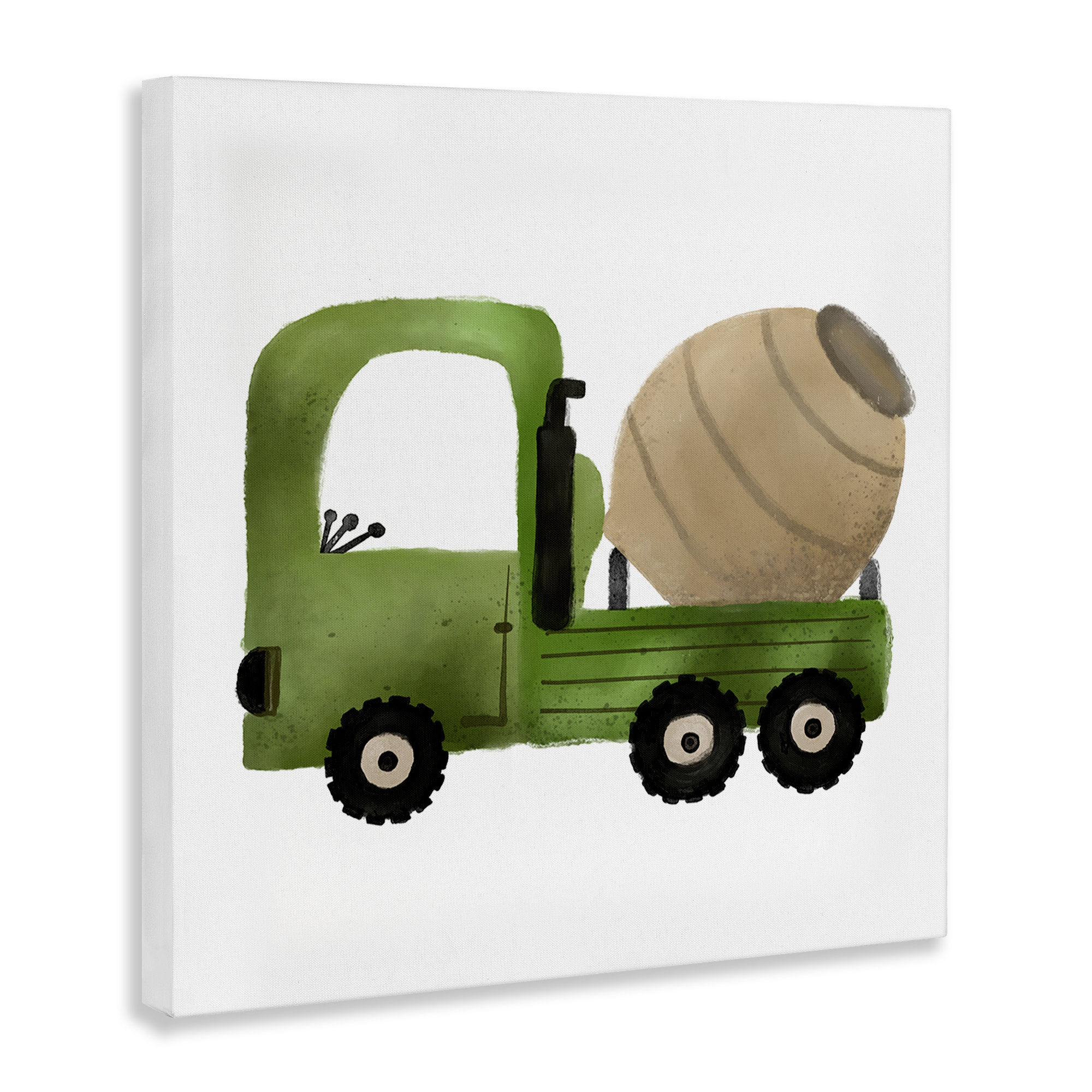 Red Barrel Studio® Construction Truck Vehicle Canvas Wall Art by ...