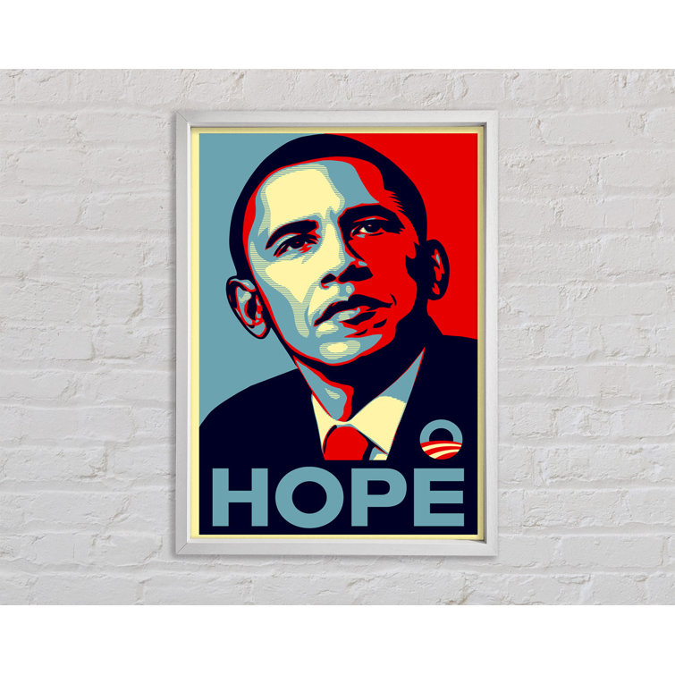 Bright Star Obama Hope - Single Picture Frame Art Prints on Canvas ...