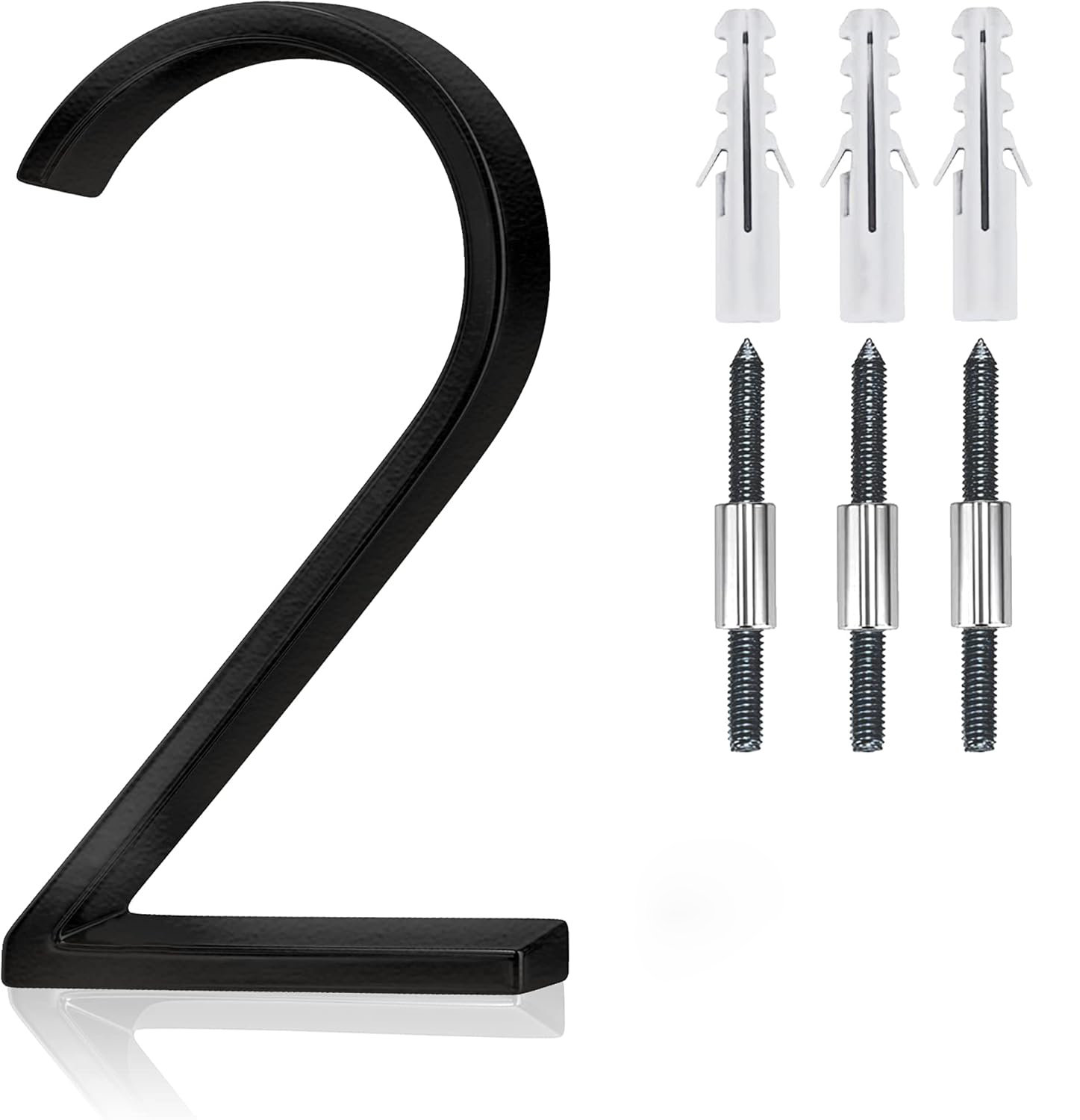 Amzico Stainless Steel Floating House Number, Metal Modern House ...