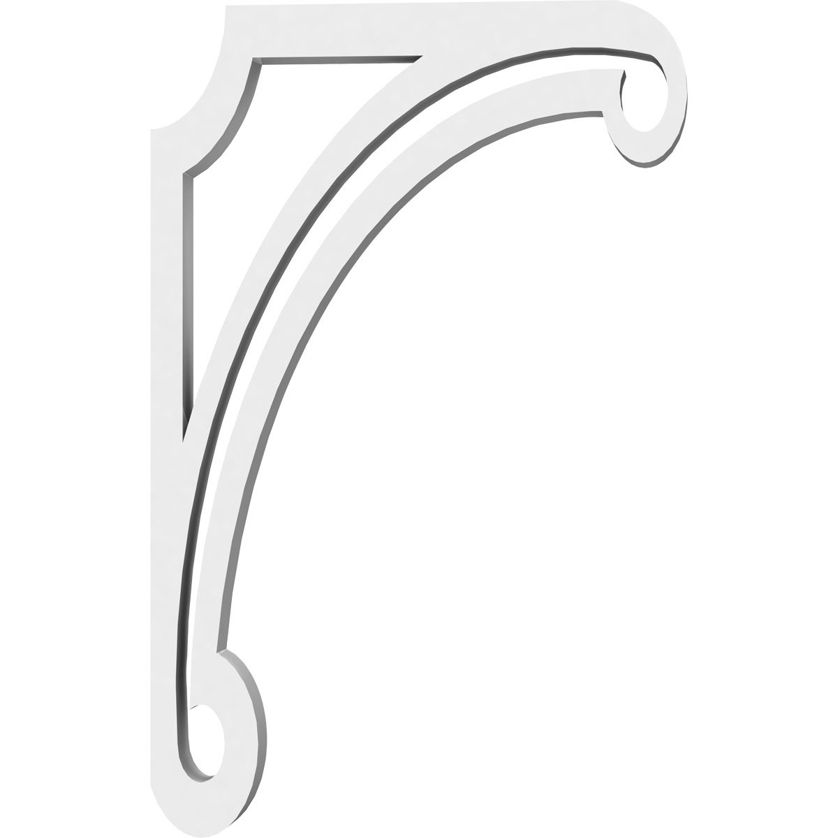 PCI Enterprises Arch Architectural Grade PVC Bracket | Wayfair
