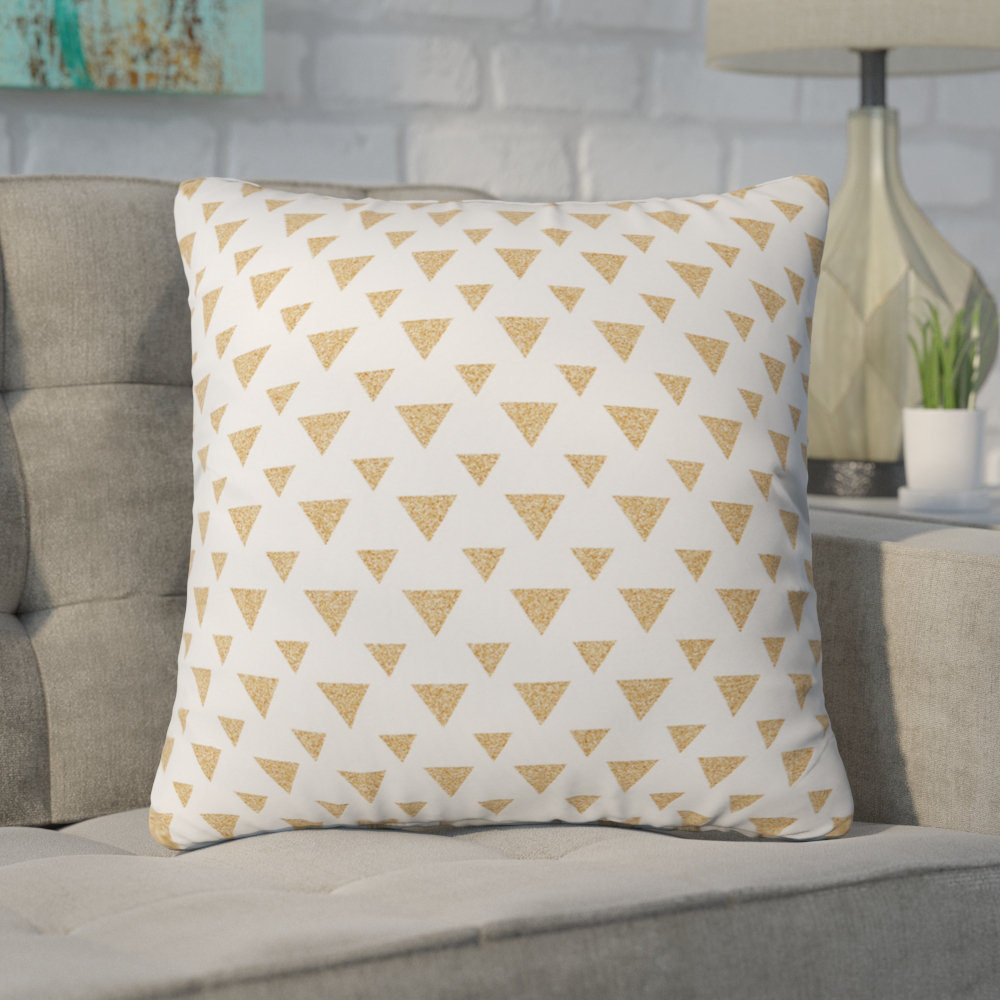 Deny Designs Allyson Johnson Glitter Triangles Outdoor Throw Pillow ...