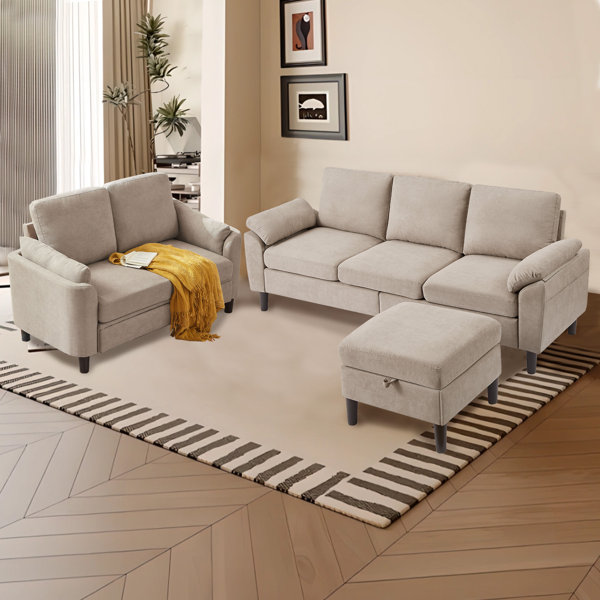 White Living Room Sets You'll Love | Wayfair