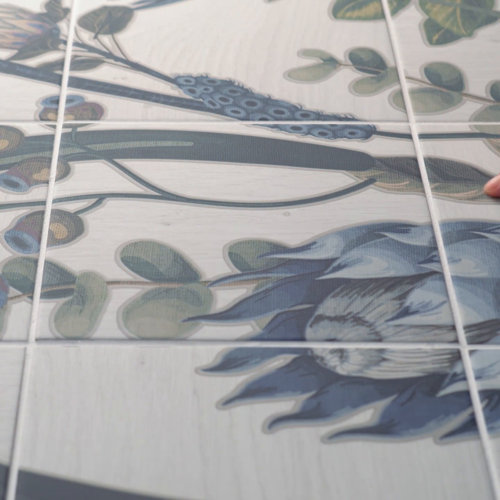 TileBar Angela Harris Wilder 7.87 In. X 7.87 In. Matte Porcelain Floor ...