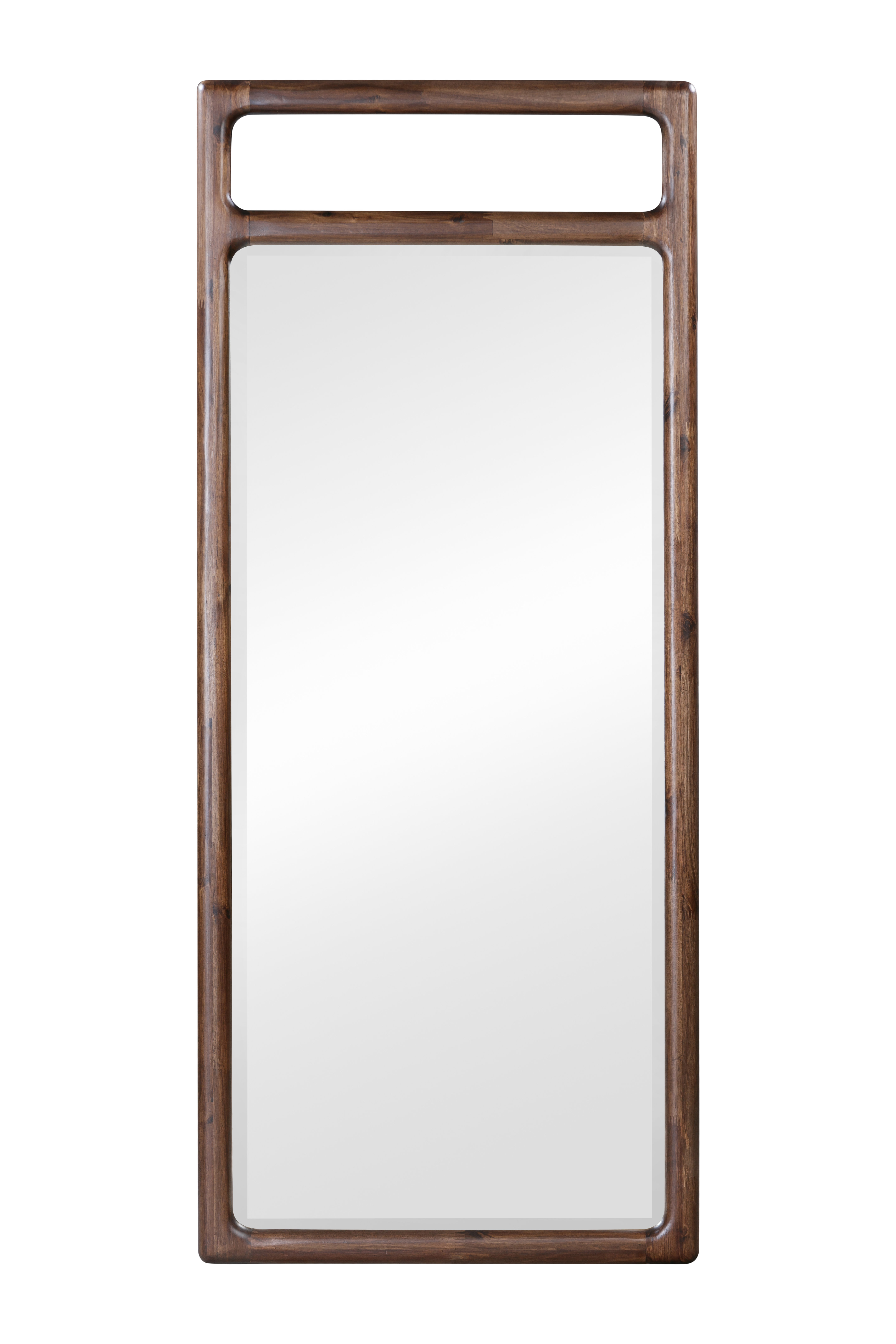 Allmodern Rosy Rectangle Rosyid Wood Floor Mirror Wayfair