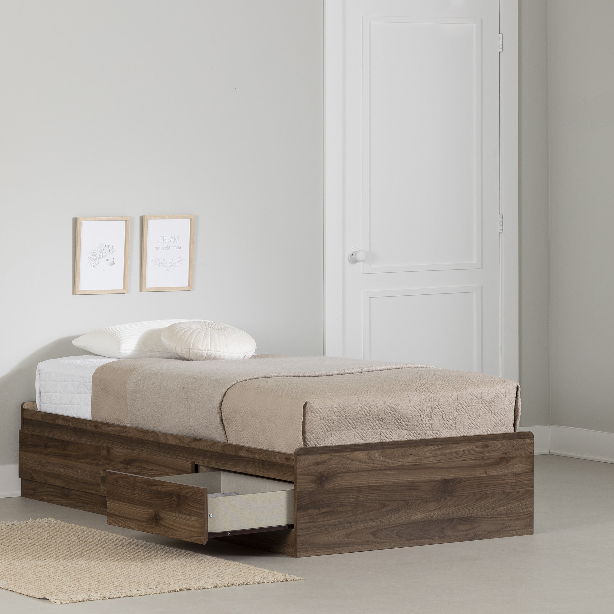 Union Rustic Jordania Twin Platforms Bed by Union Rustic | Wayfair