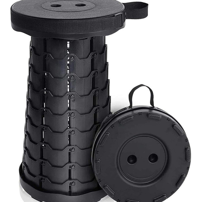 Ebern Designs Heavy Duty Telescoping Foldable Chair, Portable ...