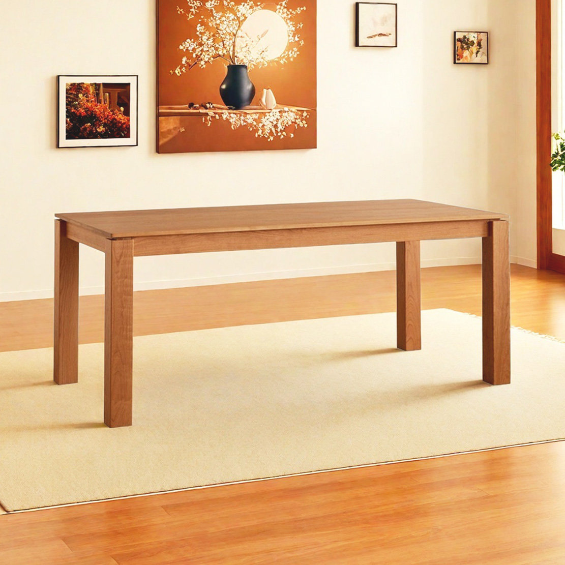 Waagy Steady and elegant solid wood dining table | Wayfair