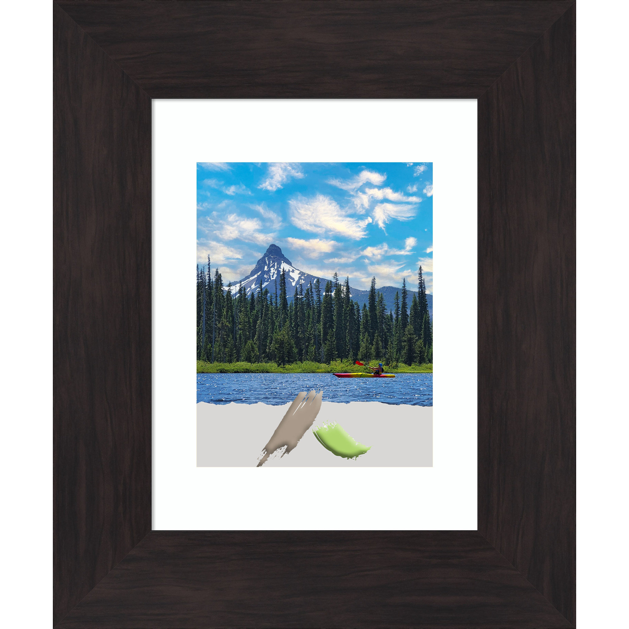 Latitude Run® Furniture Espresso Picture Frame, Photo Frame, Art Frame ...