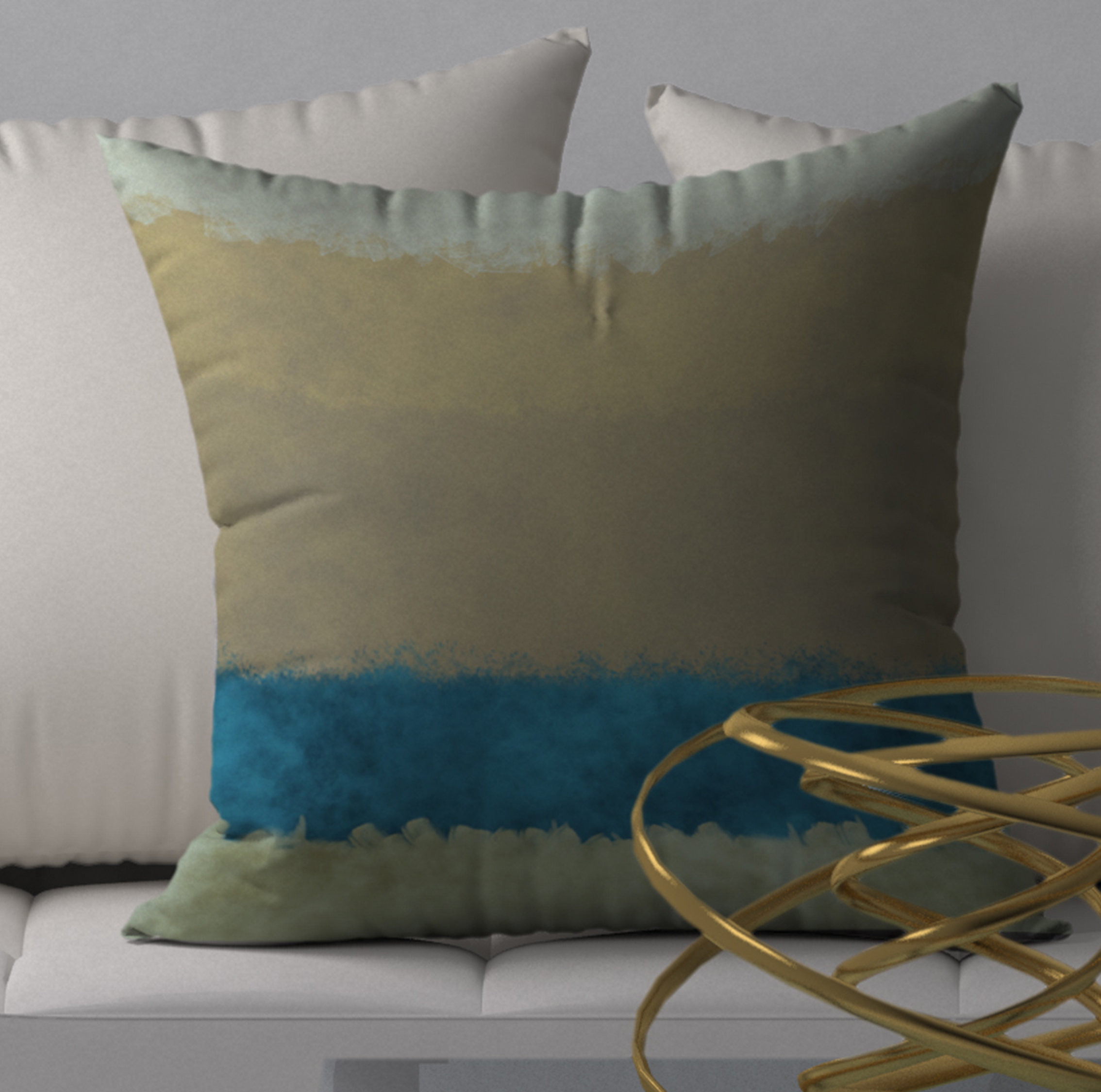 LeRoi Products Power Exciting Decorative Square Pillow Cover & Insert ...