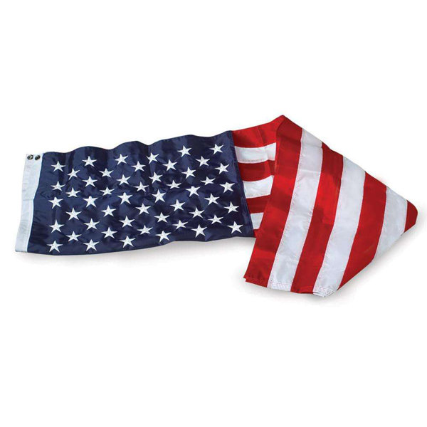 Trinx American Embroidered Flag & Reviews | Wayfair
