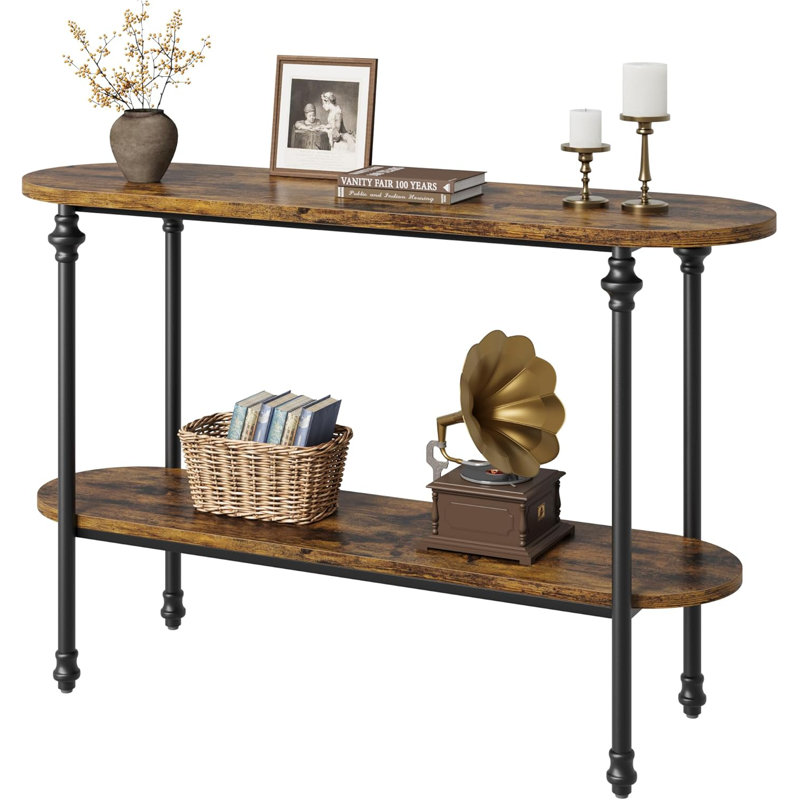 George Oliver 2 Tier Console Table with Storage | Wayfair