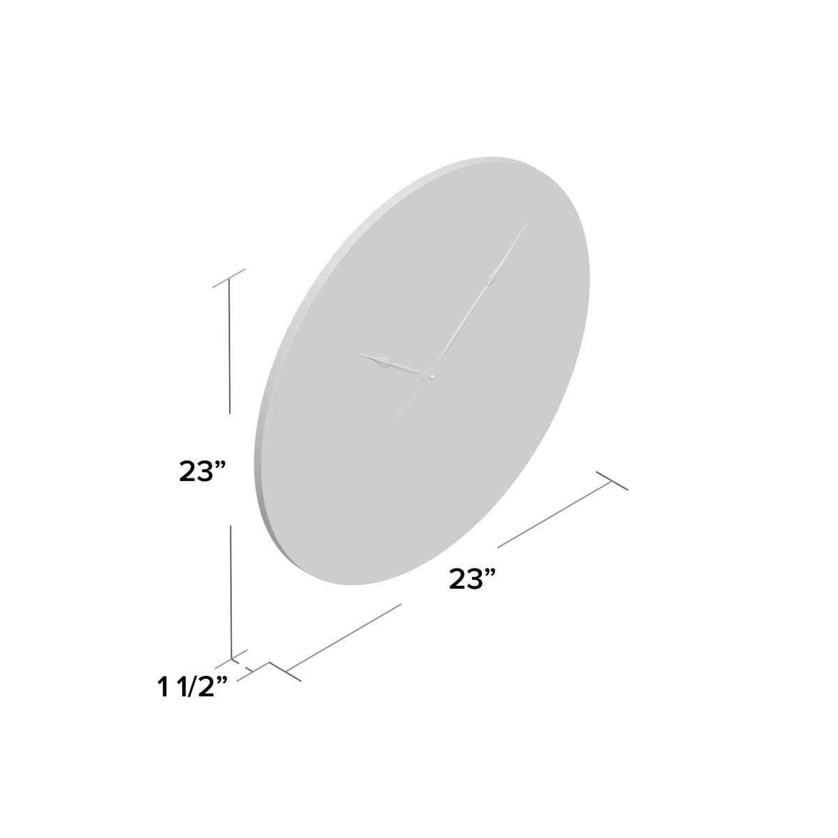 Gracie Oaks Estelle Round French Country Shiplap Farmhouse Wall Clock ...