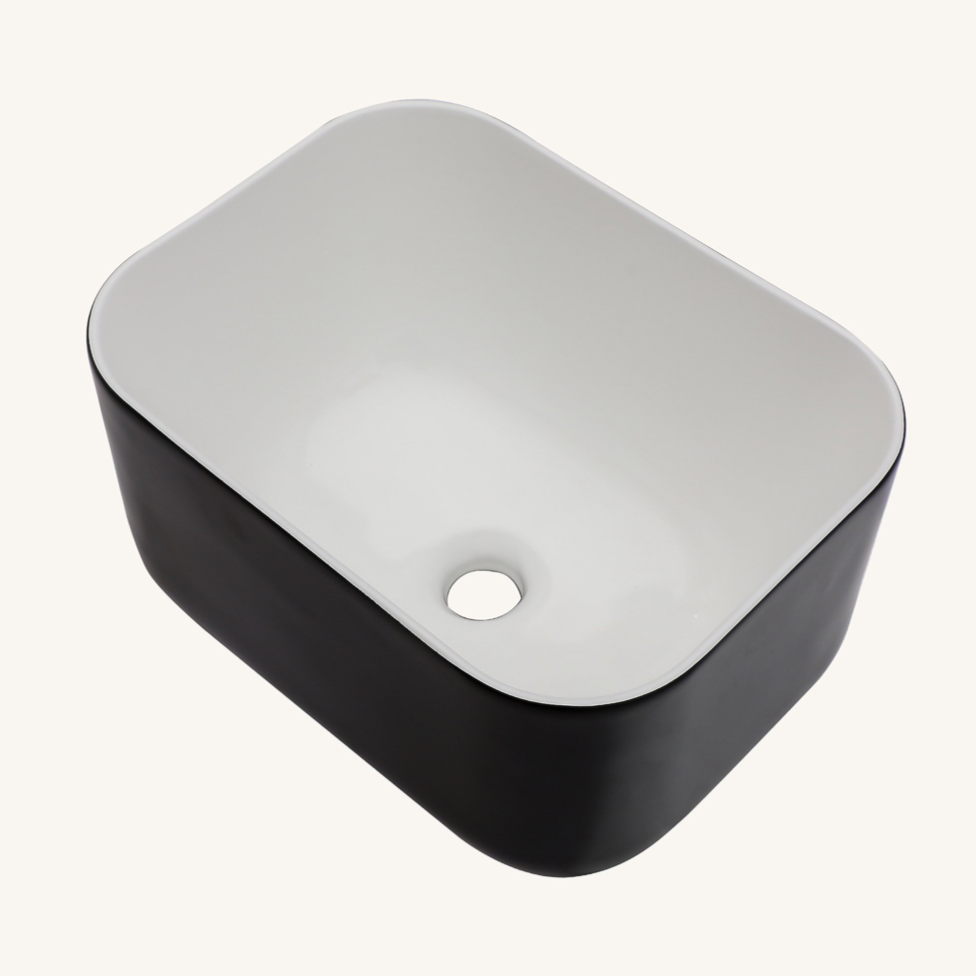 Tech Cube 16X12 Inch Ceramic Square Vessel Bathroom Sink | Wayfair