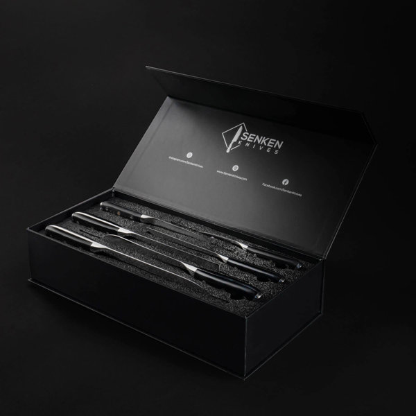 Senken Knives Japanese Damascus Steel Kitchen Knife Set - Shogun ...