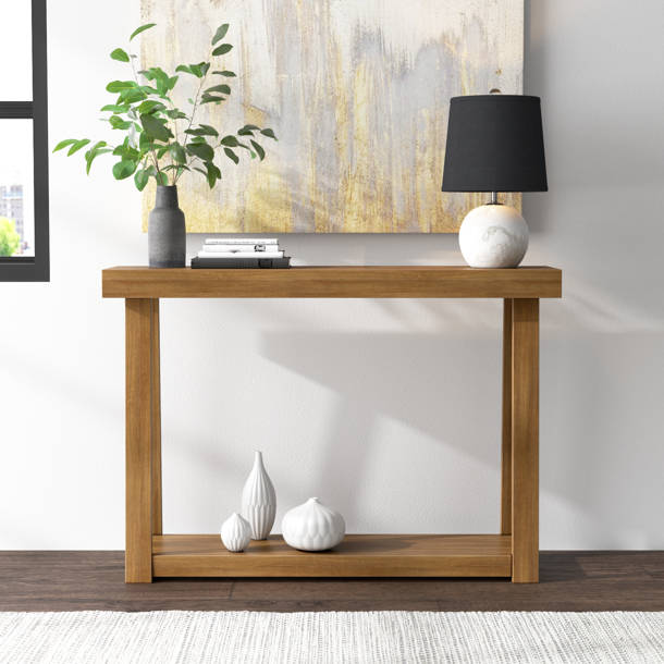 Wade Logan® Bahez Solid Wood Console Table & Reviews | Wayfair