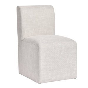 Ebern Designs Ritney Down Fill Modern Dining Chairs Casters Parsons ...
