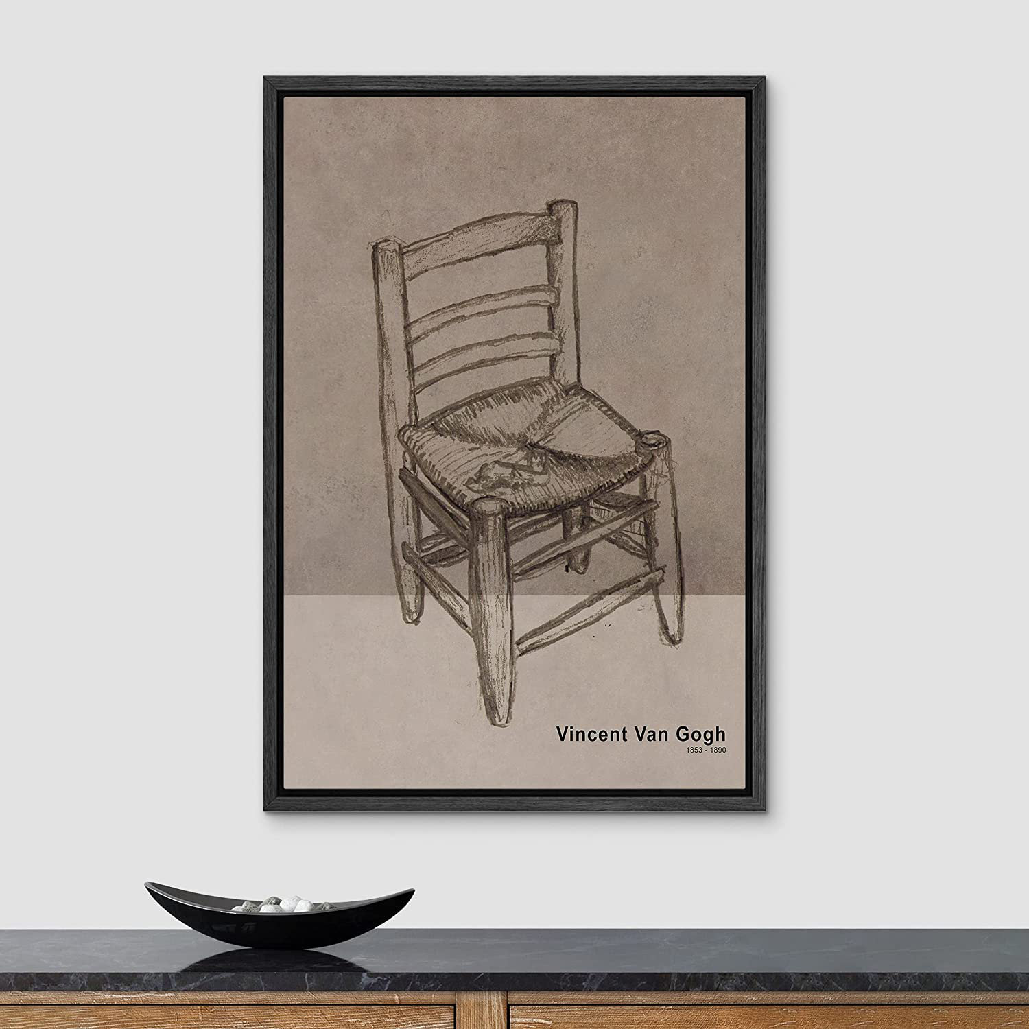 SIGNLEADER The Chair by Vincent Van Gogh - Painting on Canvas | Wayfair