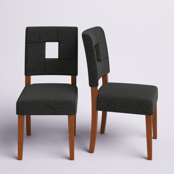 Lark Manor Alsion Fabric Keyhole Back Side Chair & Reviews | Wayfair