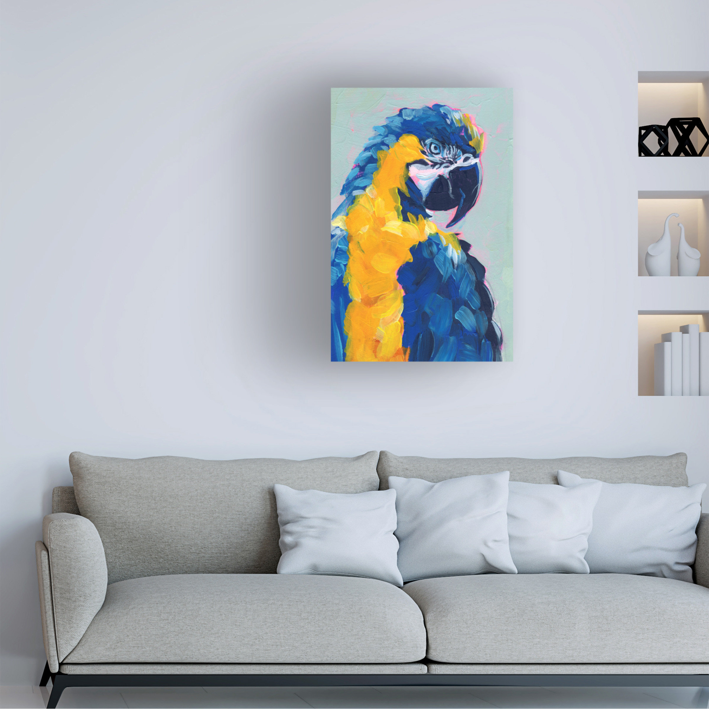 Bay Isle Home™ Jennifer Paxton Parker 'Pop Art Parrot II' Canvas Art ...