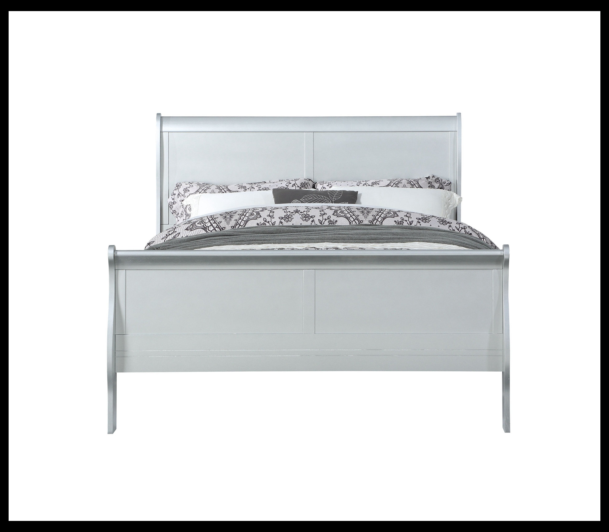 Charlton Home® Louis Philippe Panel Bed | Wayfair