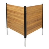 Enclo 3.6 ft. H x 3.5 ft. W Lincoln WoodTek Vinyl Privacy Screen Kit (2 ...