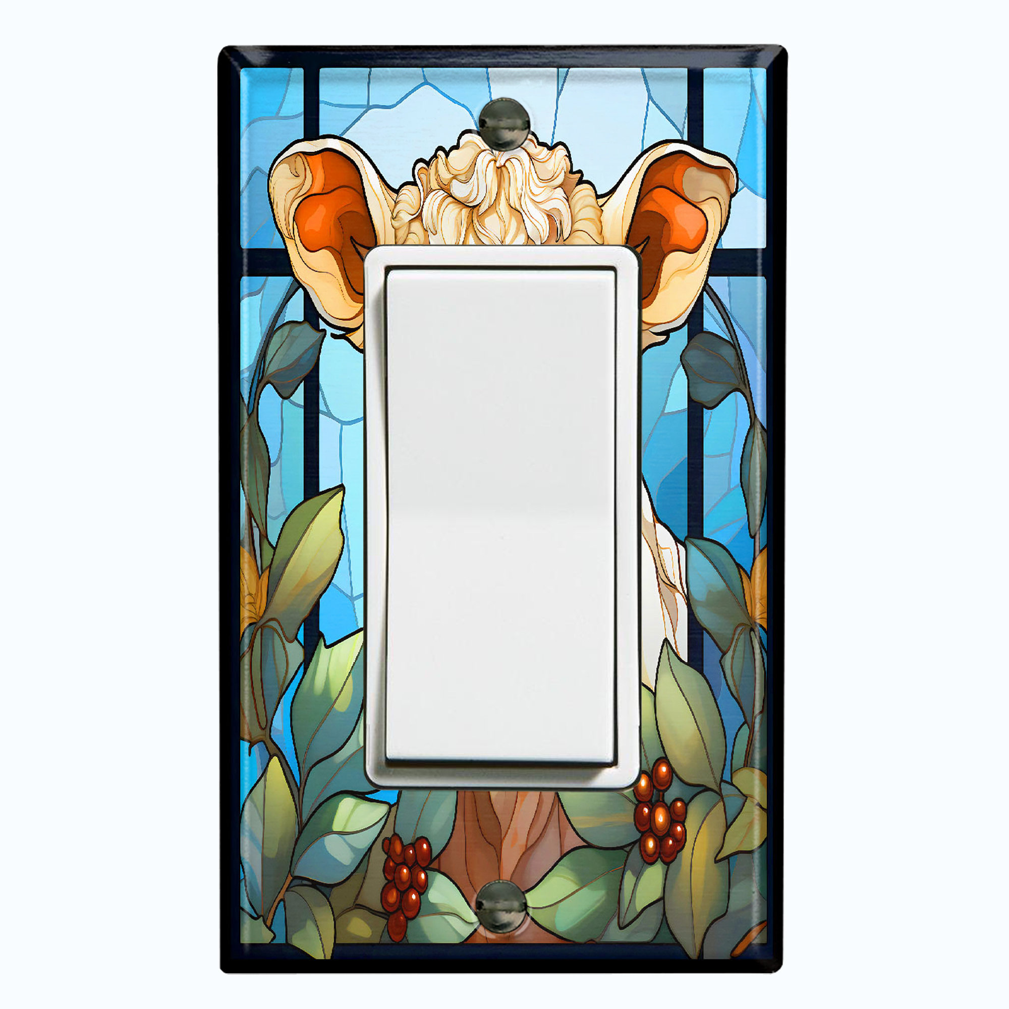 WorldAcc Nature Themed 1 - Gang Rocker Standard Wall Plate | Wayfair