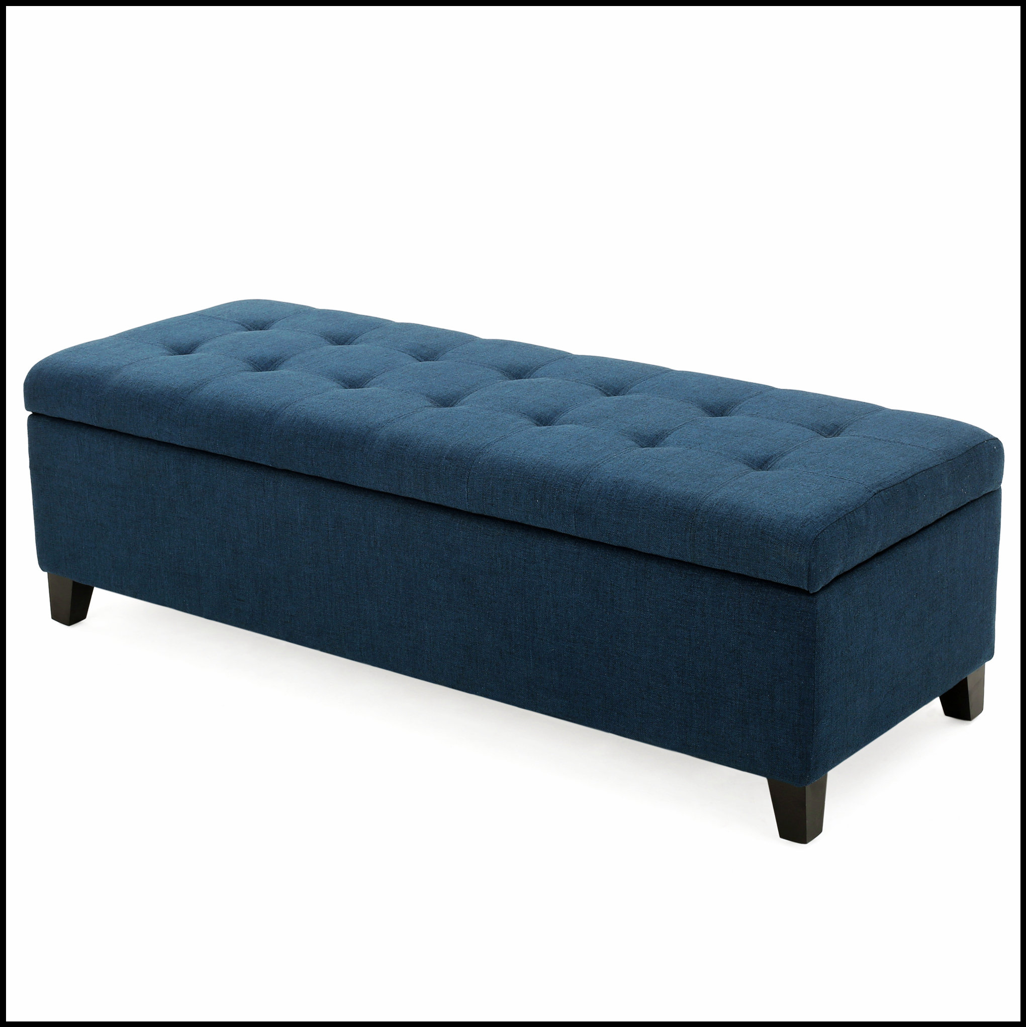 Red Barrel Studio Stylish Waffle-Tufted Storage Ottoman ...