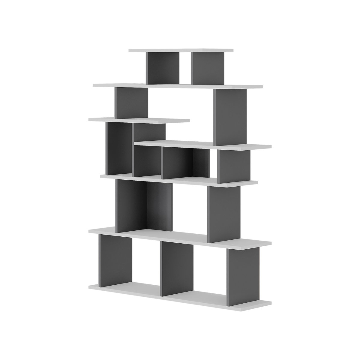 Ebern Designs Avalinn Freestanding Bookcase | Multi-Level Storage ...