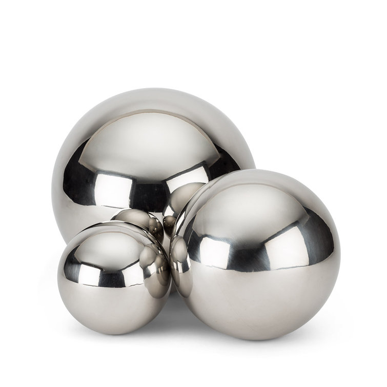 Orren Ellis Round Silver Ball Decoration - Wayfair Canada