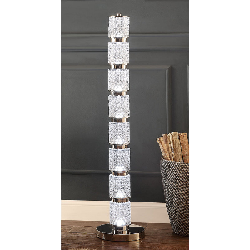 Everly Quinn Zyna 47" LED Column Floor Lamp | Wayfair