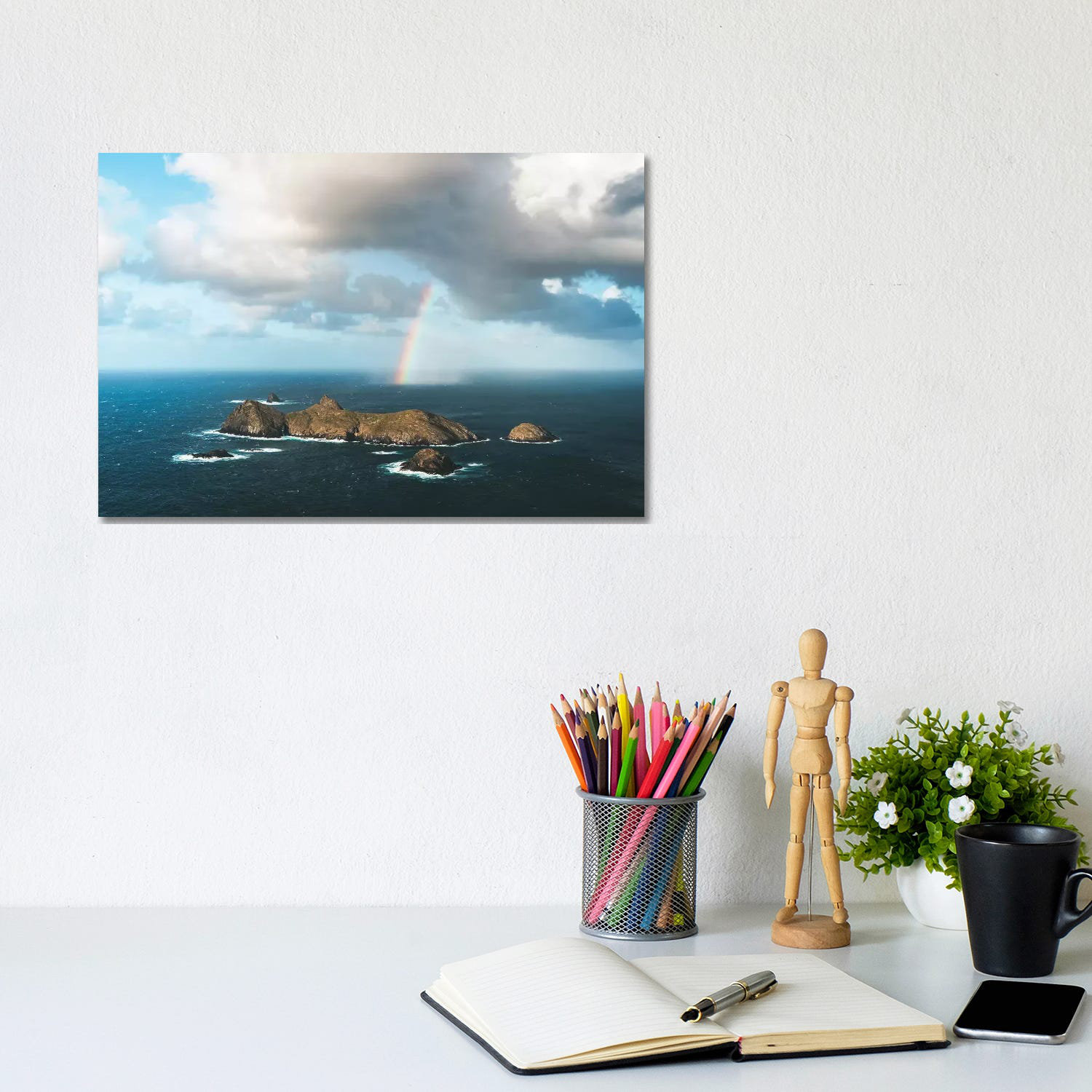 House of Hampton Ranbow Over Islands Aerial | Wayfair.co.uk