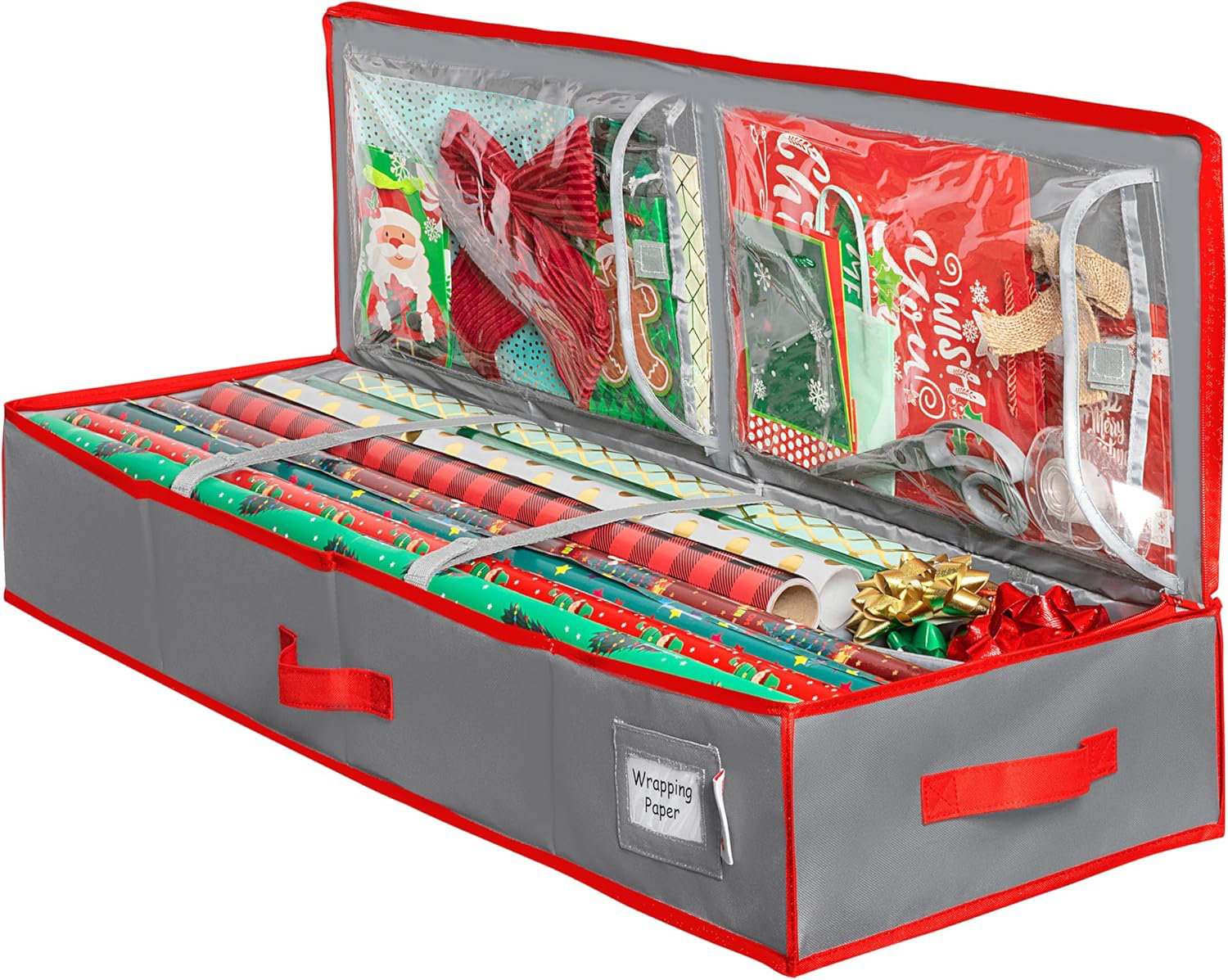 Hold N Storage Wrapping Paper Storage Container. Fits Up To 27 Rolls 1. ...