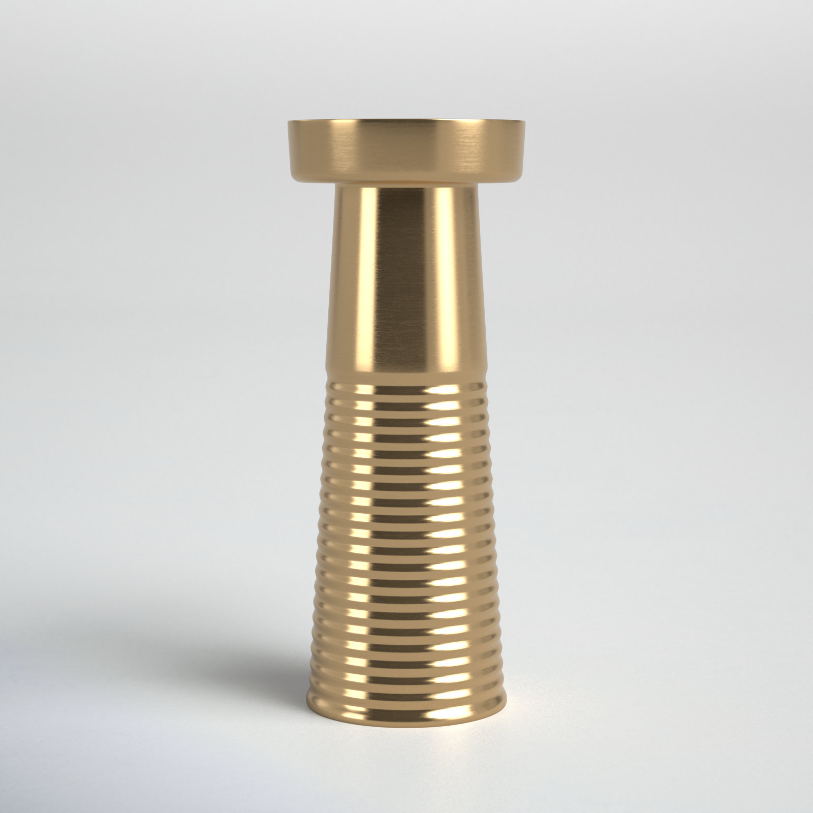 Joss & Main Textured Metal Pillar Contemporary Metal Pillar Decorative ...