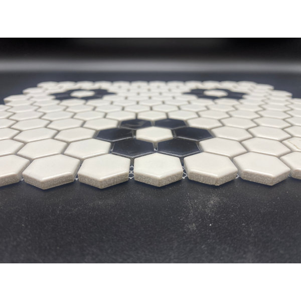 Splash Tile Cascade 1" x 1" Porcelain Mosaic Wall & Floor Tile | Wayfair