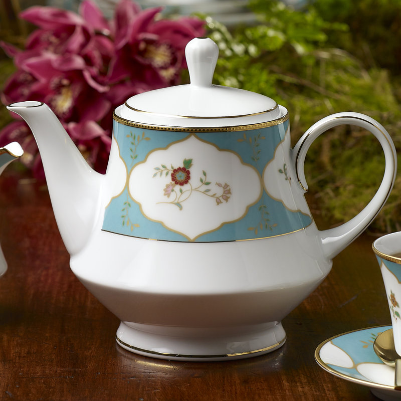 Noritake Lodi's Morning Tea Pot, 41 Oz. & Reviews | Wayfair
