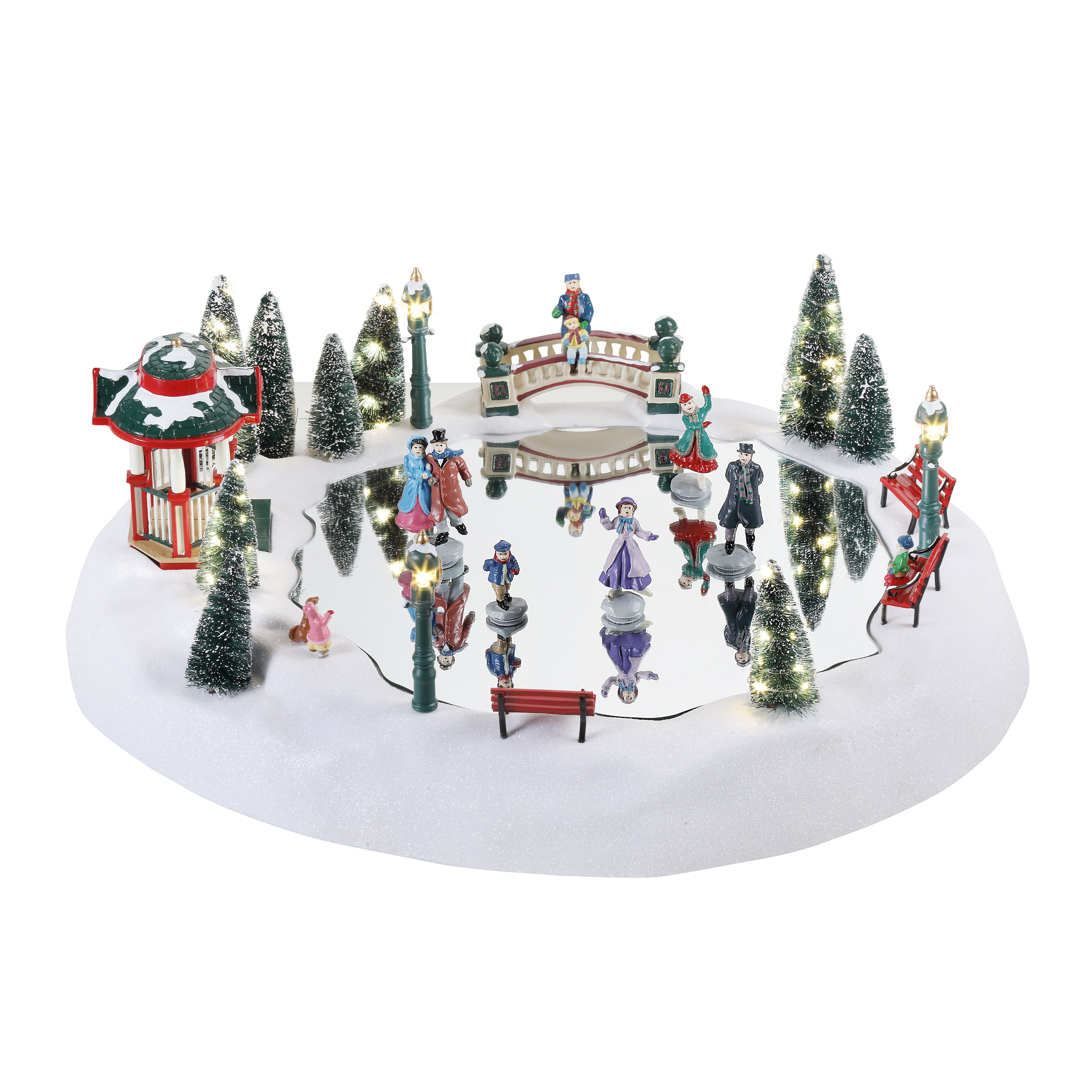 Mr. Christmas Winter Wonderland Christmas Skating Rink | Wayfair