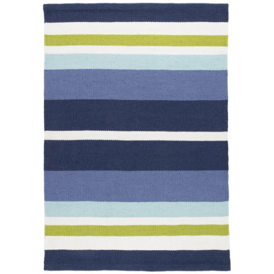 Dash and Albert Rugs Elliot Stripe Handwoven Indoor/Outdoor Rug | Perigold