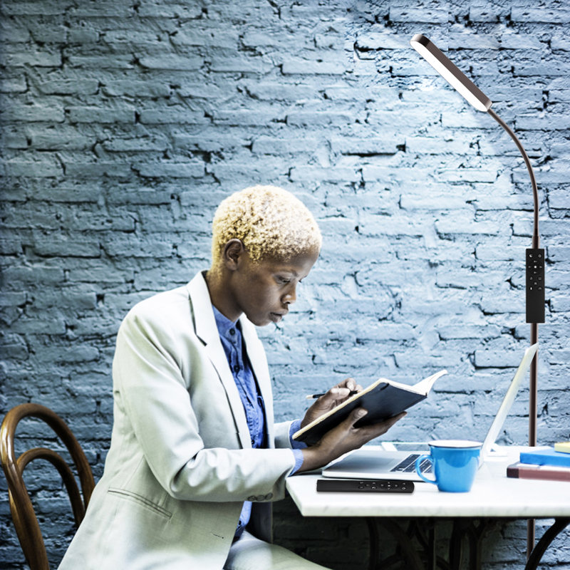 Latitude Run® Tanieka 68.7" LED Standing Task/Reading Floor Lamp with ...