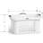 Redmon Comfort Grip Clothes Basket, Plastic Laundry Storage w/ 3 ...