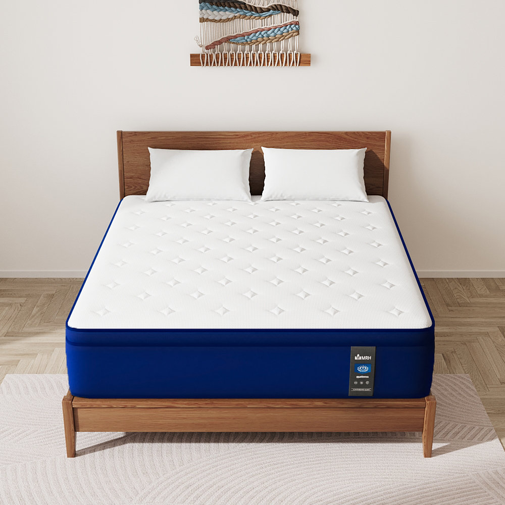 Alwyn Home Hybrid Mattress 12 Inch Memory Foam Medium Firm Mattress In ...
