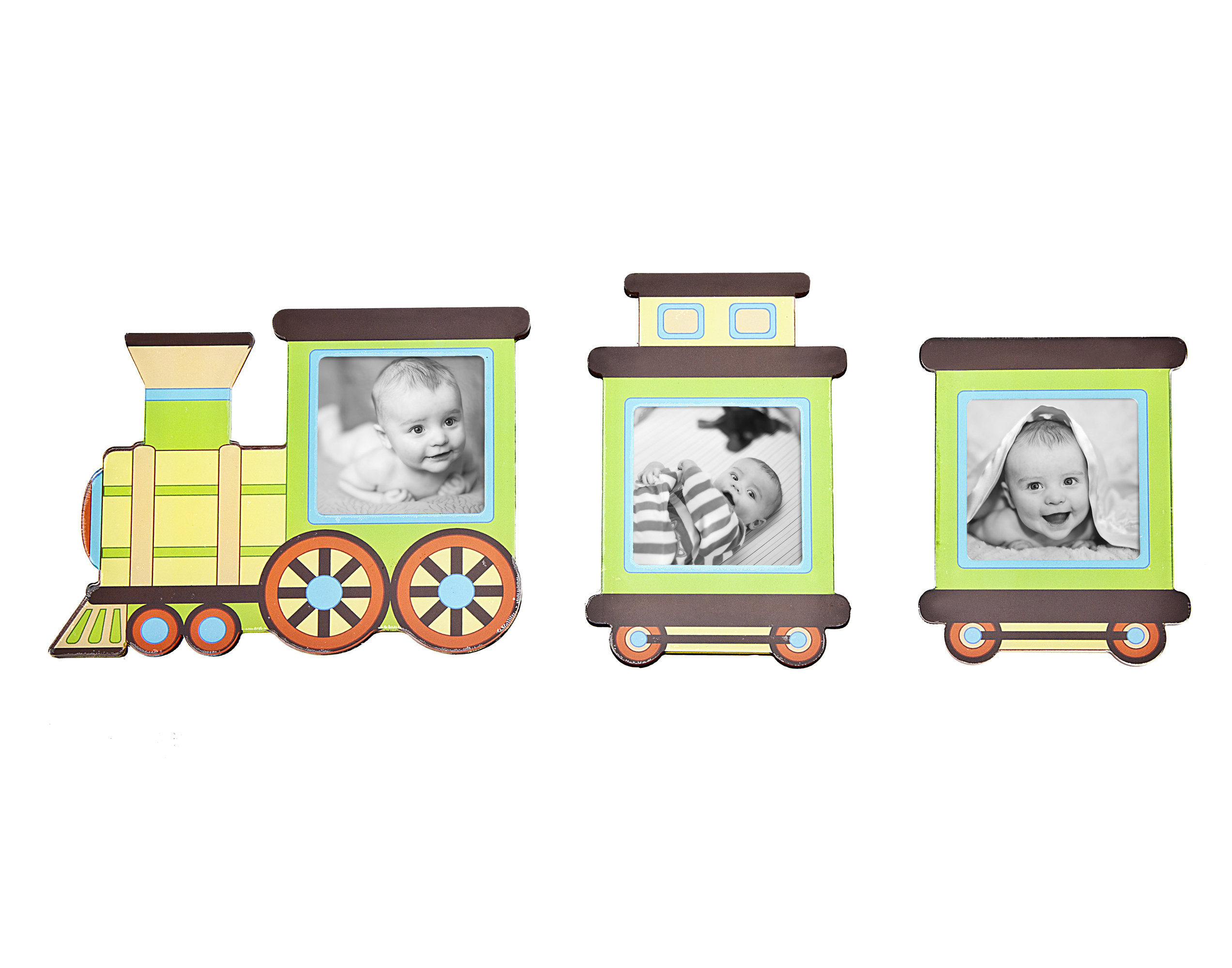 Philip Whitney 3 Piece Magnetic Train Picture Frame Set | Wayfair