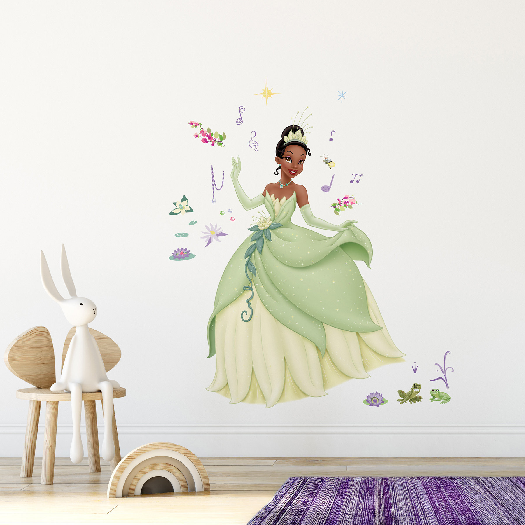 Zoomie Kids Disney Princess Tiana Wall Decals | Wayfair