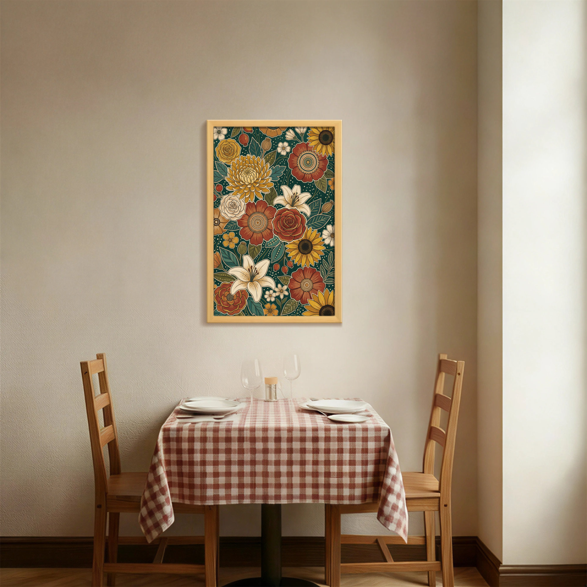 Astoria Grand Plants & Flowers Floral Pattern With Vibrant Colors And ...