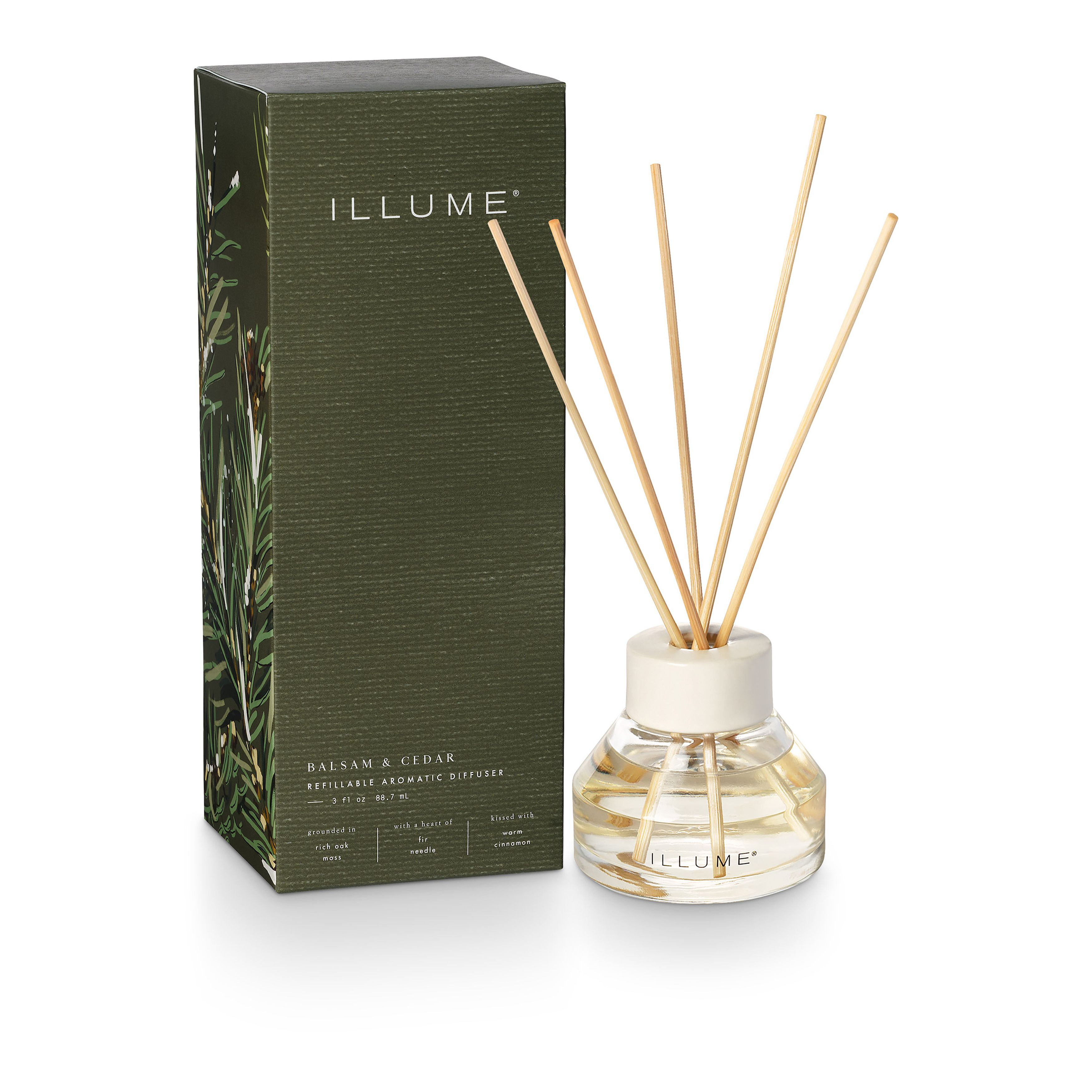 ILLUME Noble Holiday Balsam & Cedar Aromatic Diffuser | Wayfair