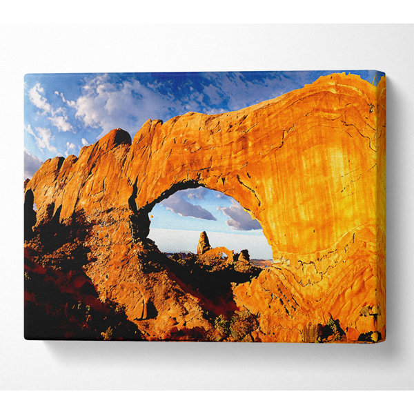 Natur Pur Rock Arch - Kunstdrucke auf Leinwand | Wayfair.de